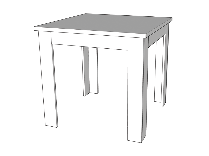 Forma Ideale: Dining table DT 80X80